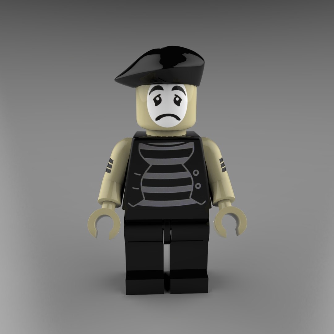 Mime Sad 3D - TurboSquid 1530684