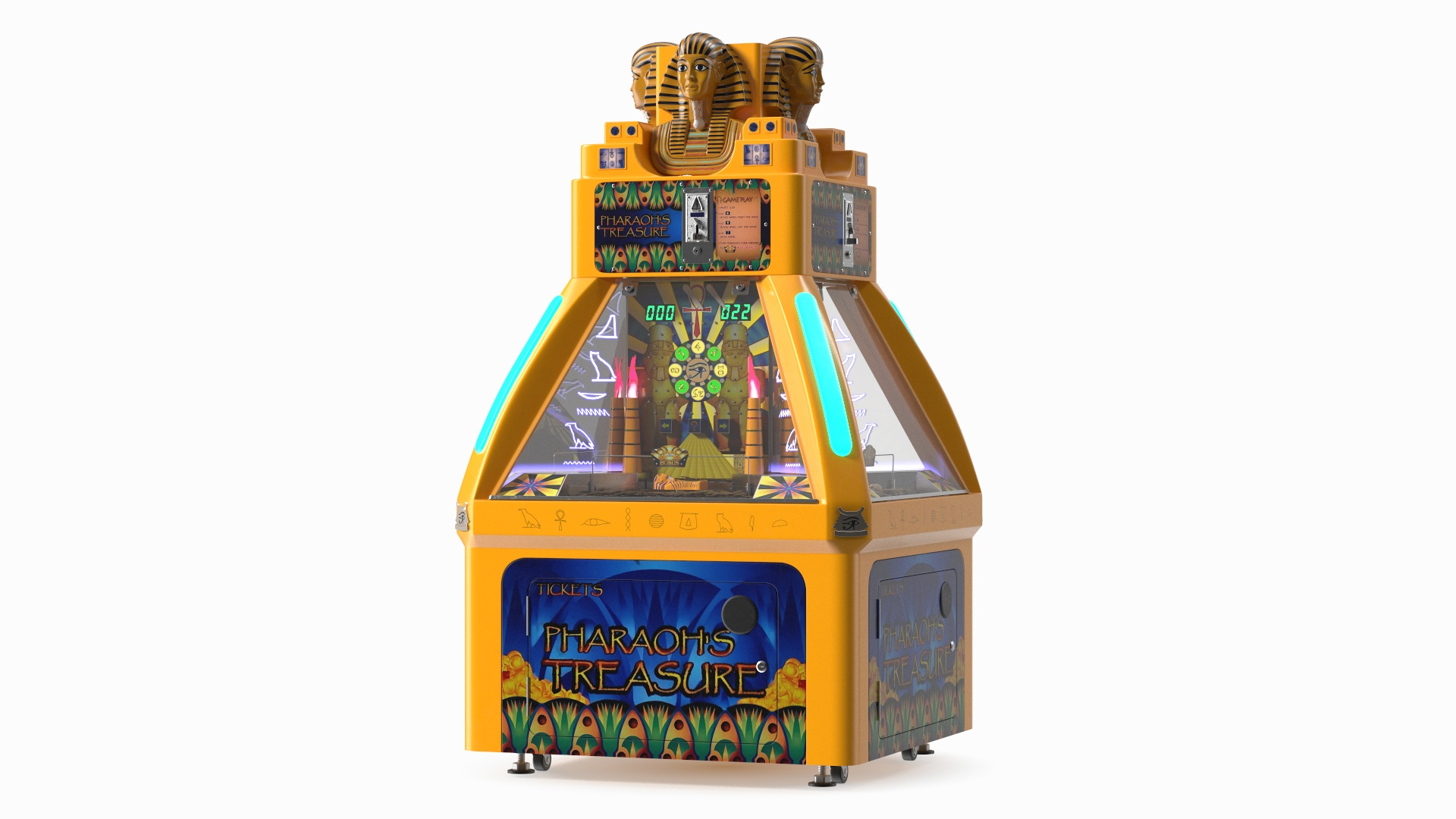 3D Pharaoh Treasure Arcade Machine - TurboSquid 2320904