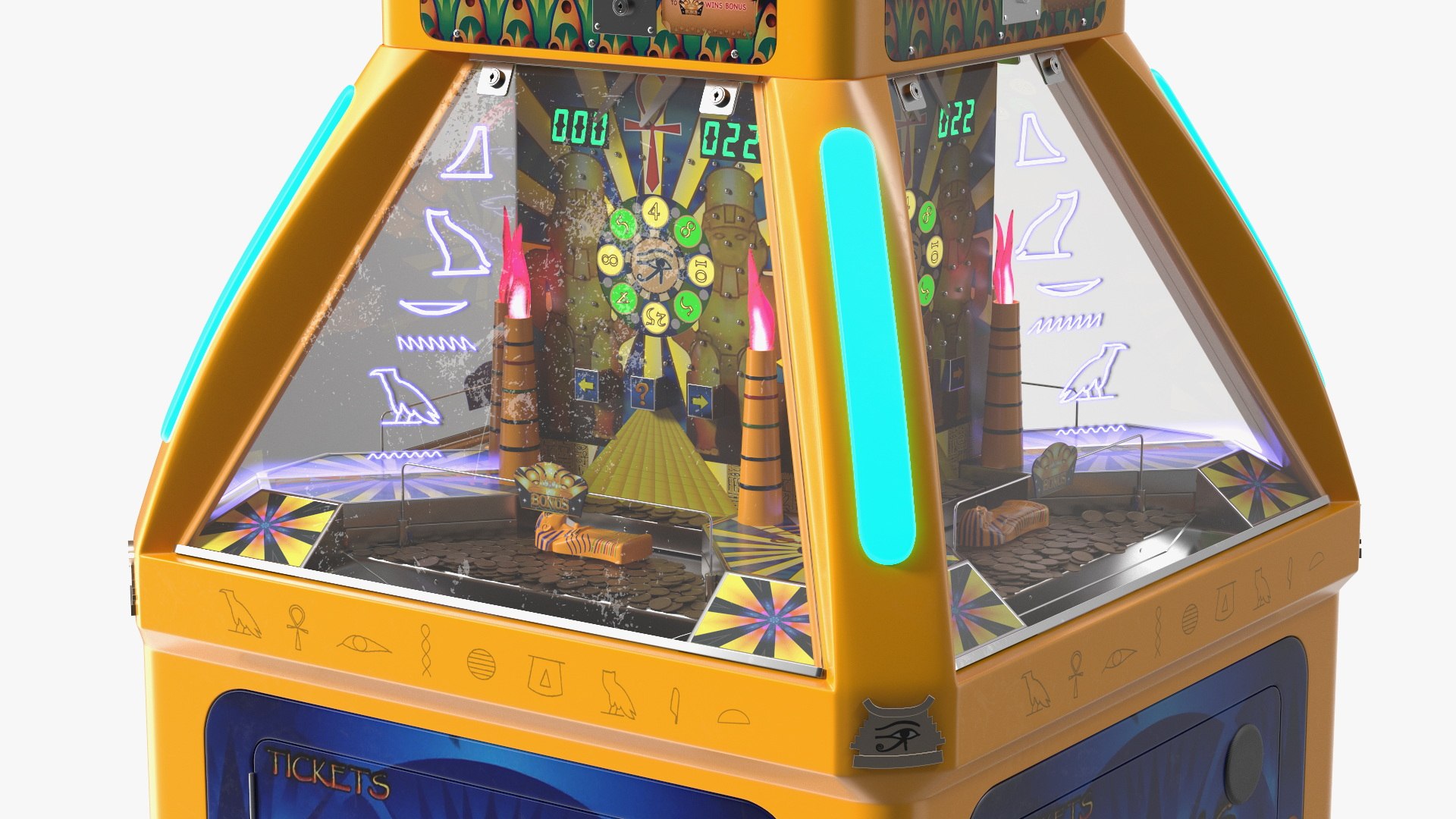 3D Pharaoh Treasure Arcade Machine - TurboSquid 2320904