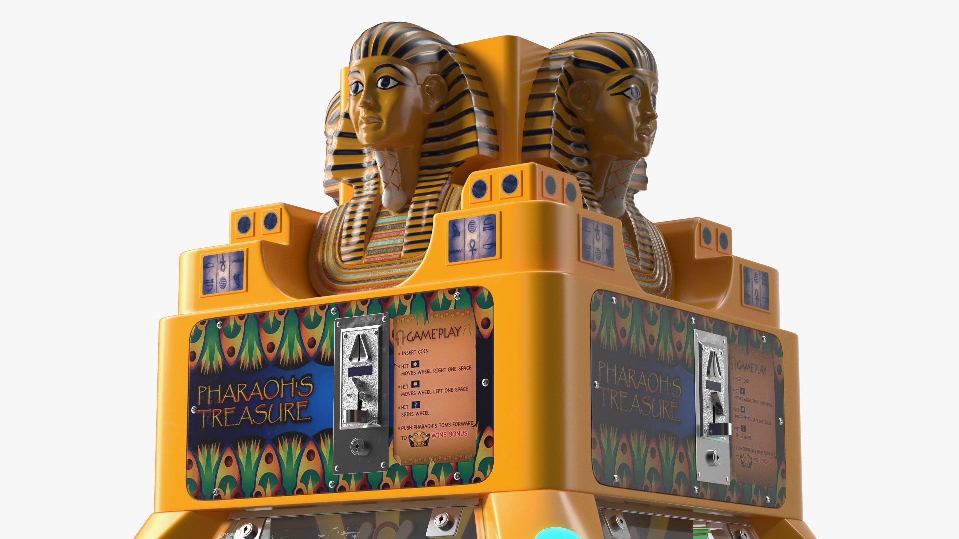 3D Pharaoh Treasure Arcade Machine - TurboSquid 2320904