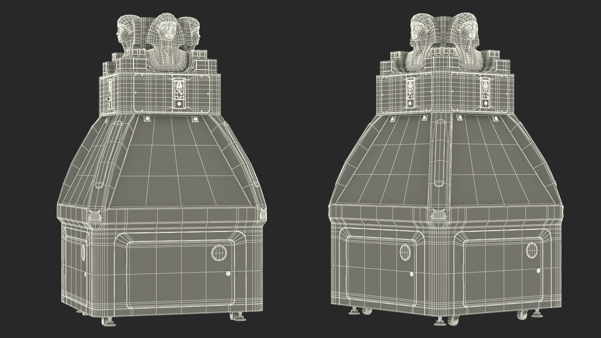 3D Pharaoh Treasure Arcade Machine - TurboSquid 2320904