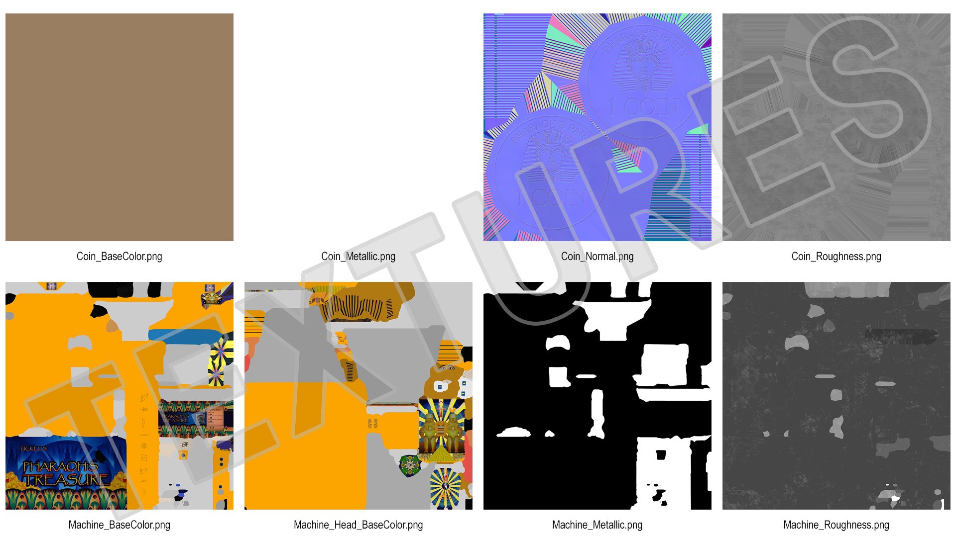 3D Pharaoh Treasure Arcade Machine - TurboSquid 2320904