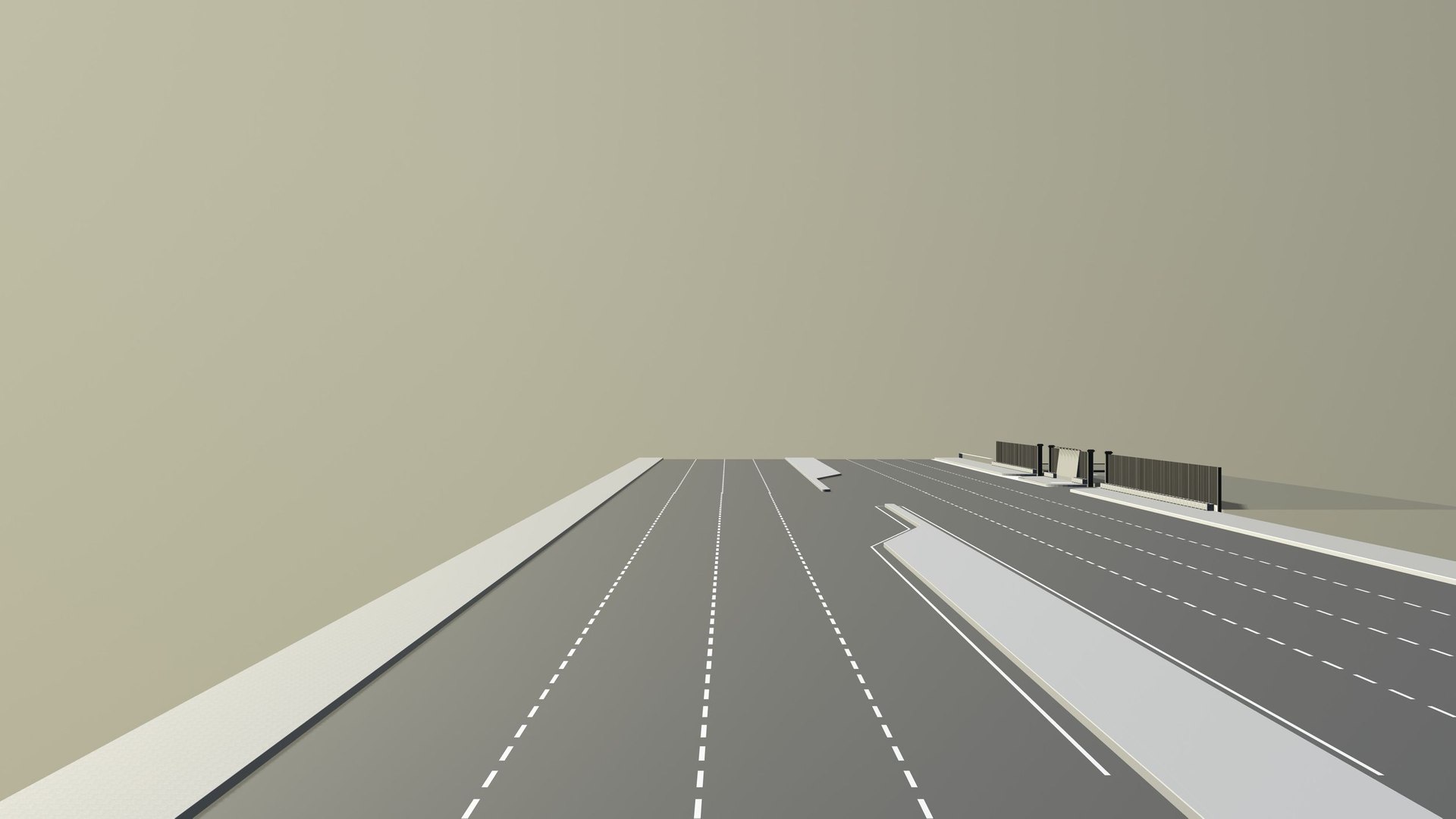 3D Model Road Scene - TurboSquid 2009580