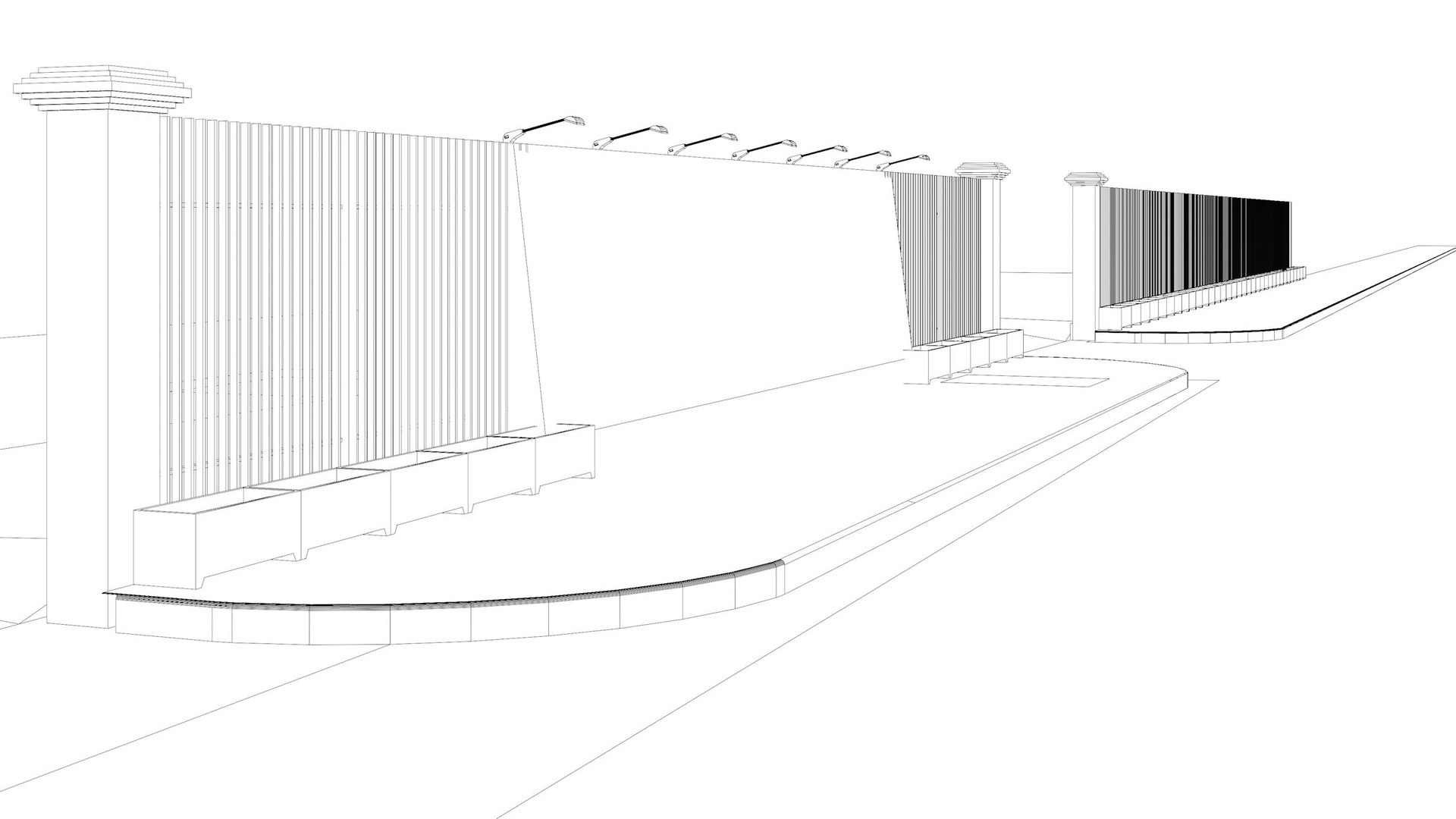 3D Model Road Scene - TurboSquid 2009580