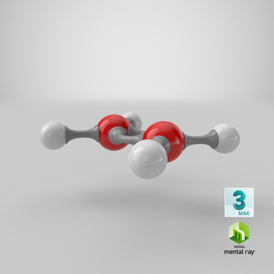 Ethylene Molecular 3D Model - TurboSquid 1278493
