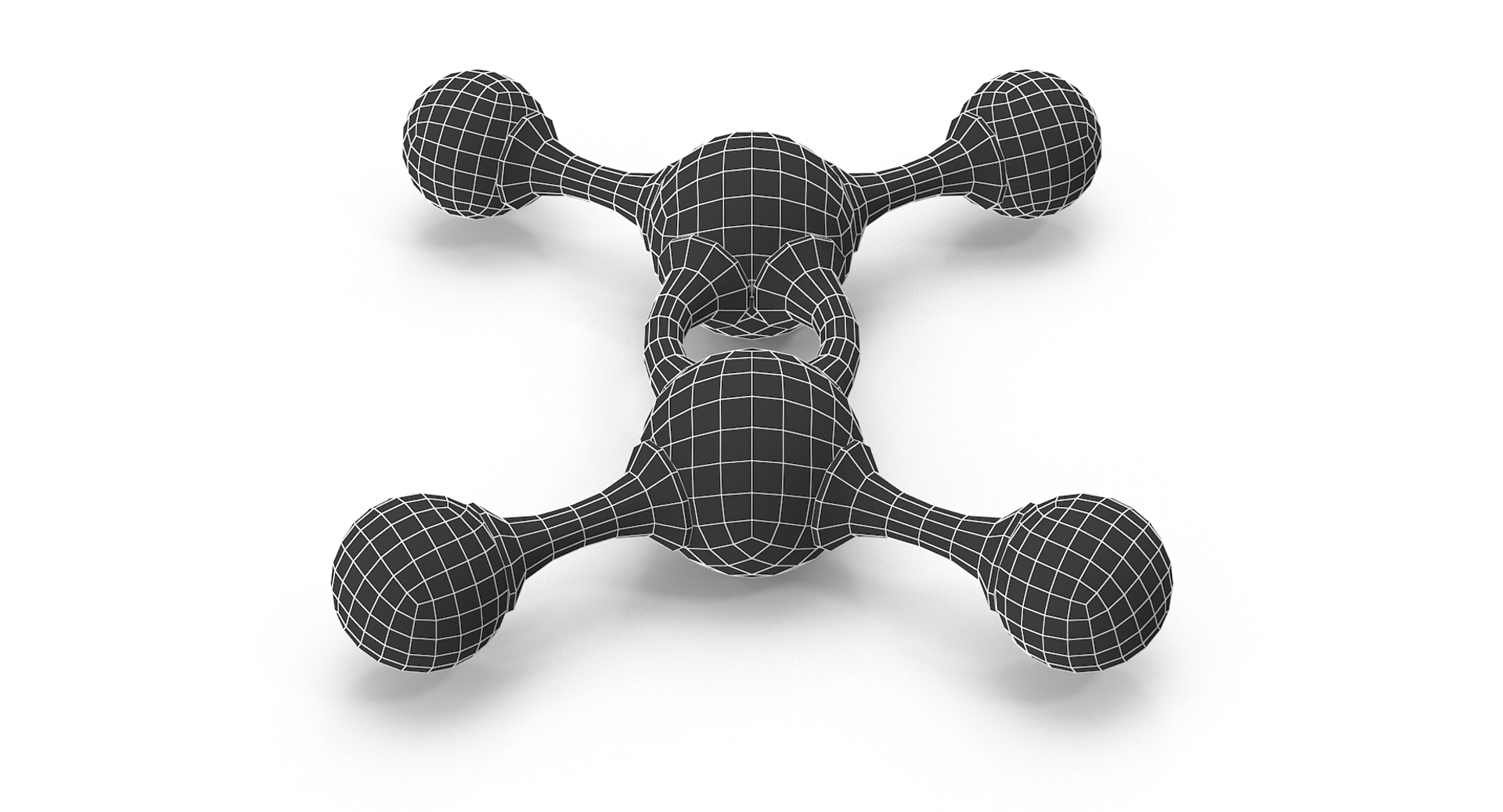 Ethylene Molecular 3D Model - TurboSquid 1278493