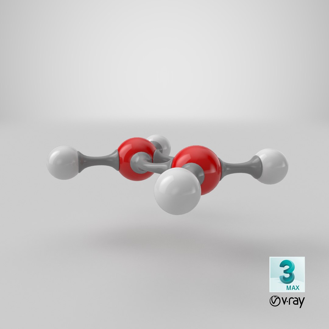 Ethylene Molecular 3D Model - TurboSquid 1278493