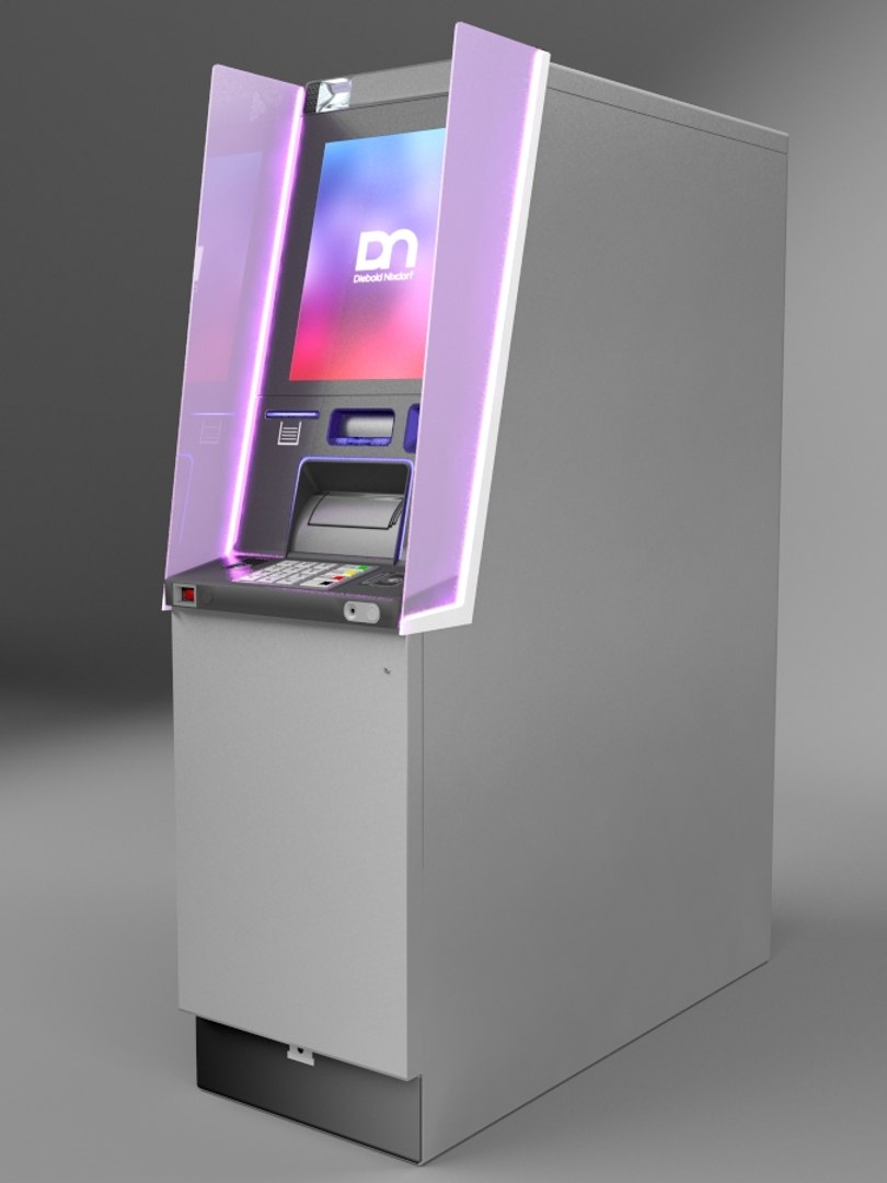 3D Atm Machine Diebold Nixdorf - TurboSquid 1654982