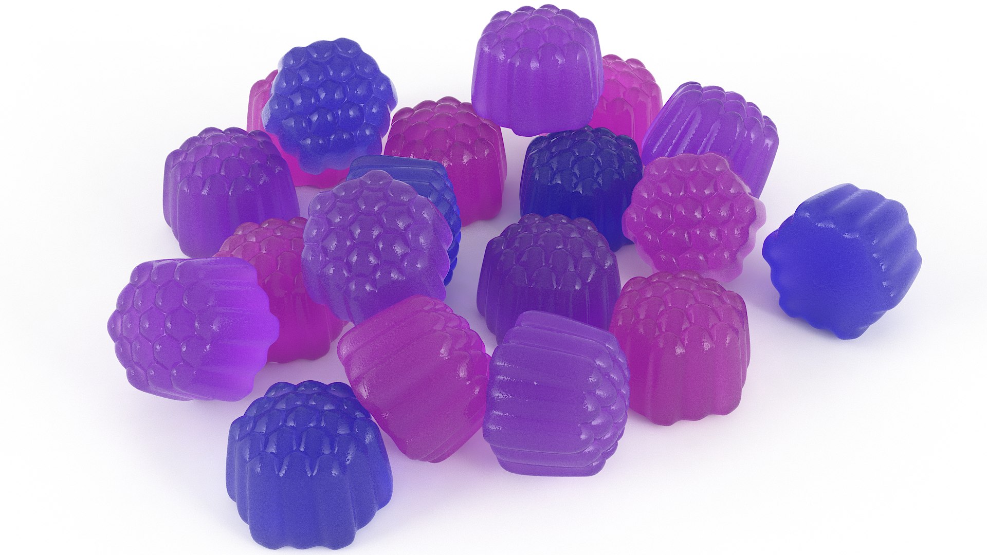 3D Eldelberry Gumdrops Model - TurboSquid 1816642