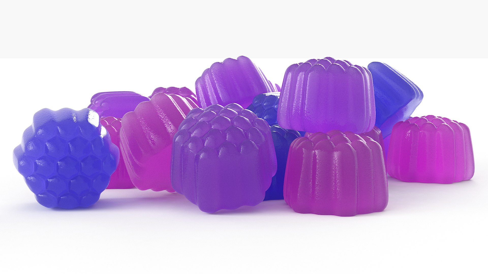 3D Eldelberry Gumdrops Model - TurboSquid 1816642