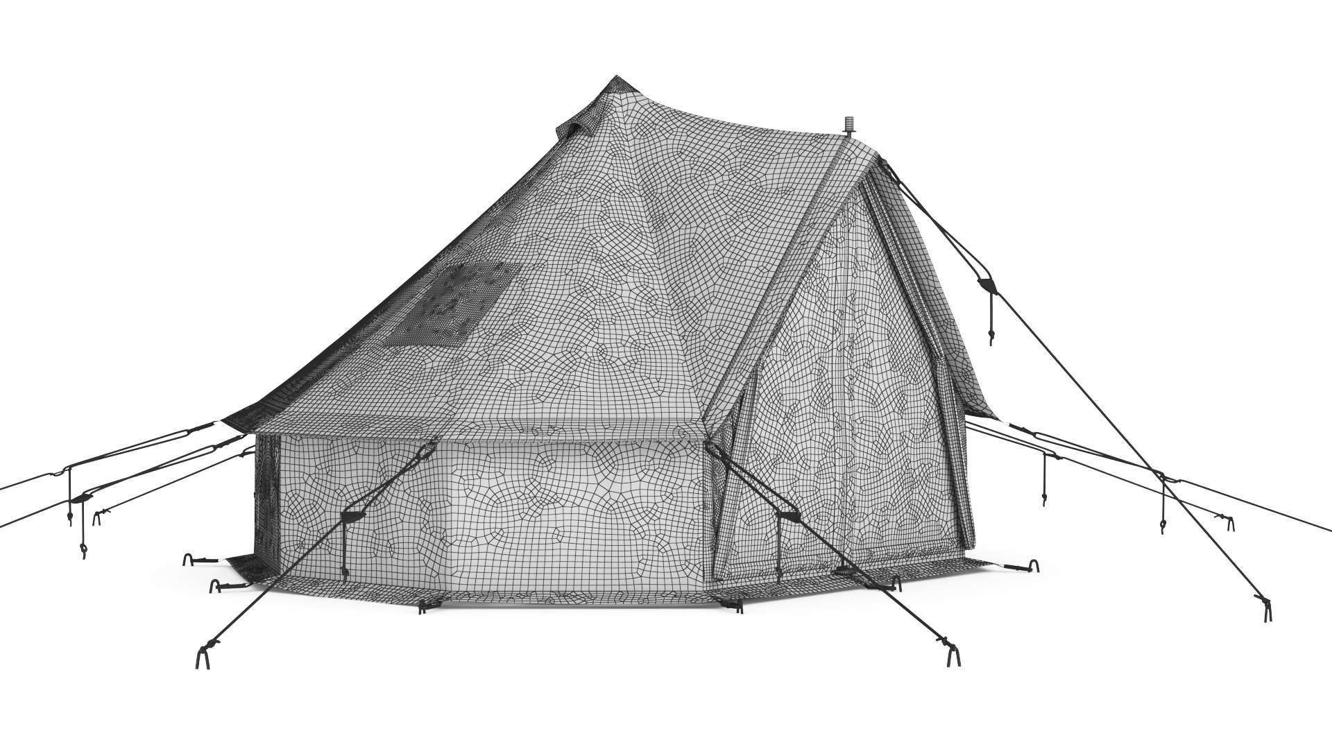 3D Regatta Canvas Bell Tent - TurboSquid 2129547