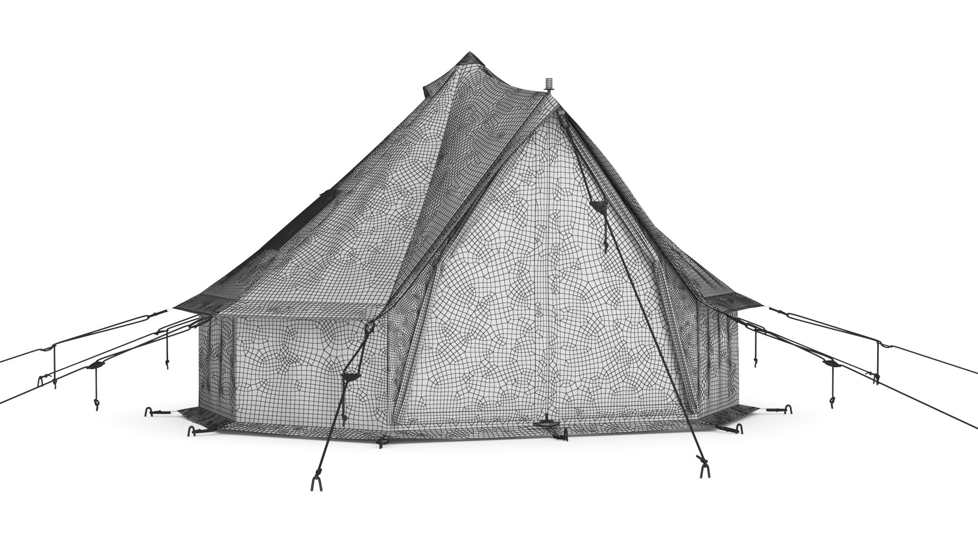 3D Regatta Canvas Bell Tent - TurboSquid 2129547