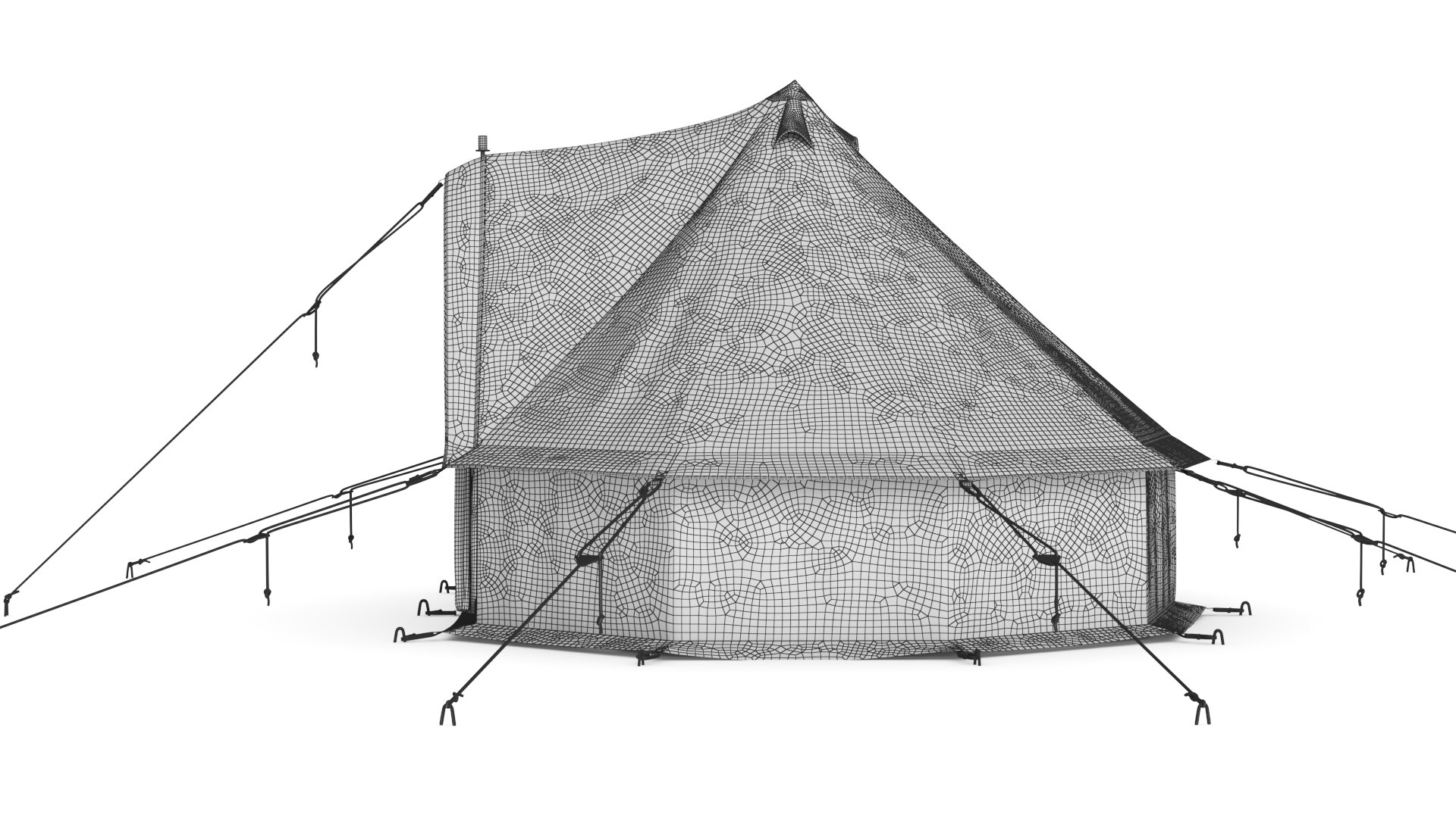 3D Regatta Canvas Bell Tent - TurboSquid 2129547