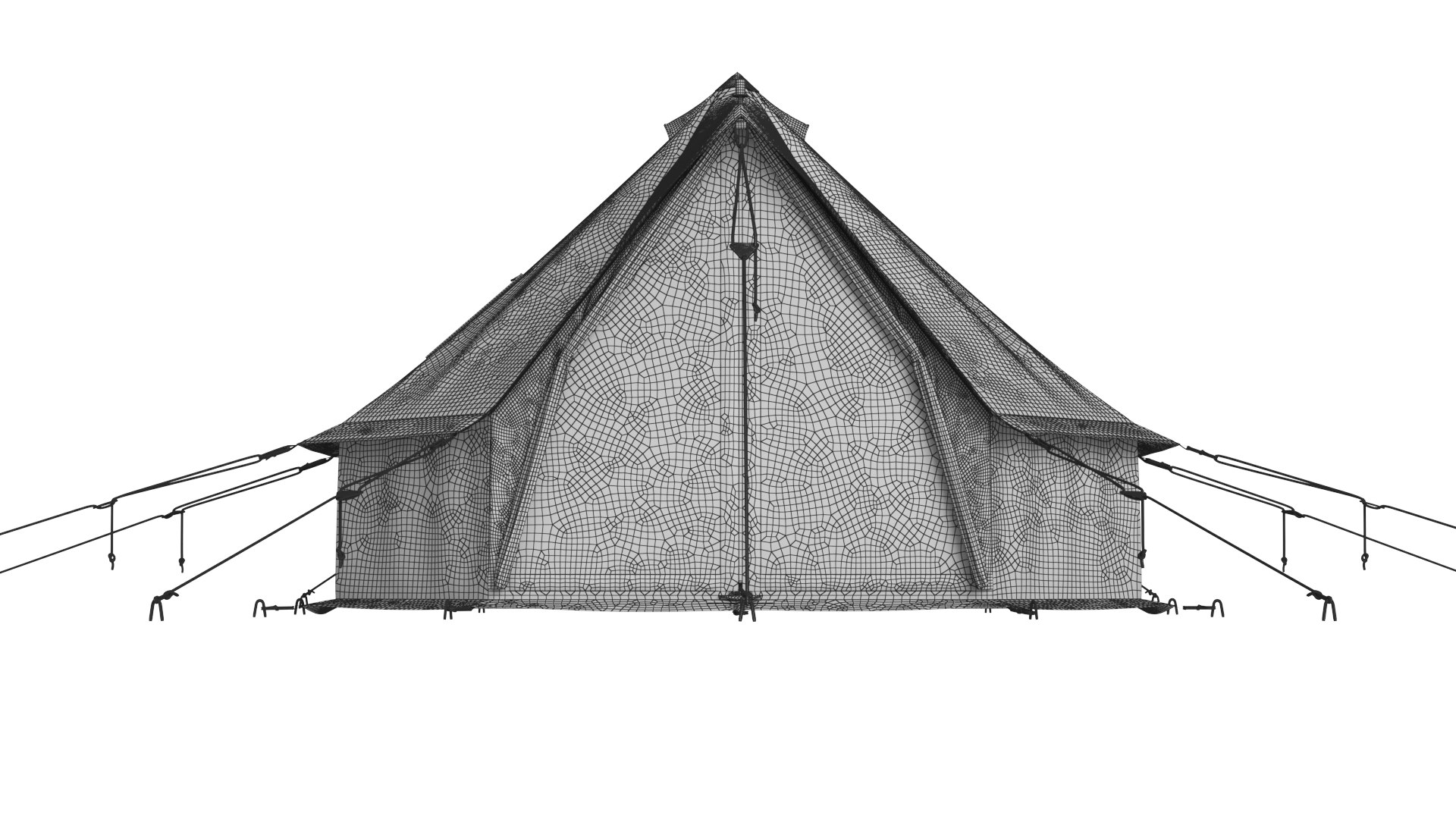 3D Regatta Canvas Bell Tent - TurboSquid 2129547