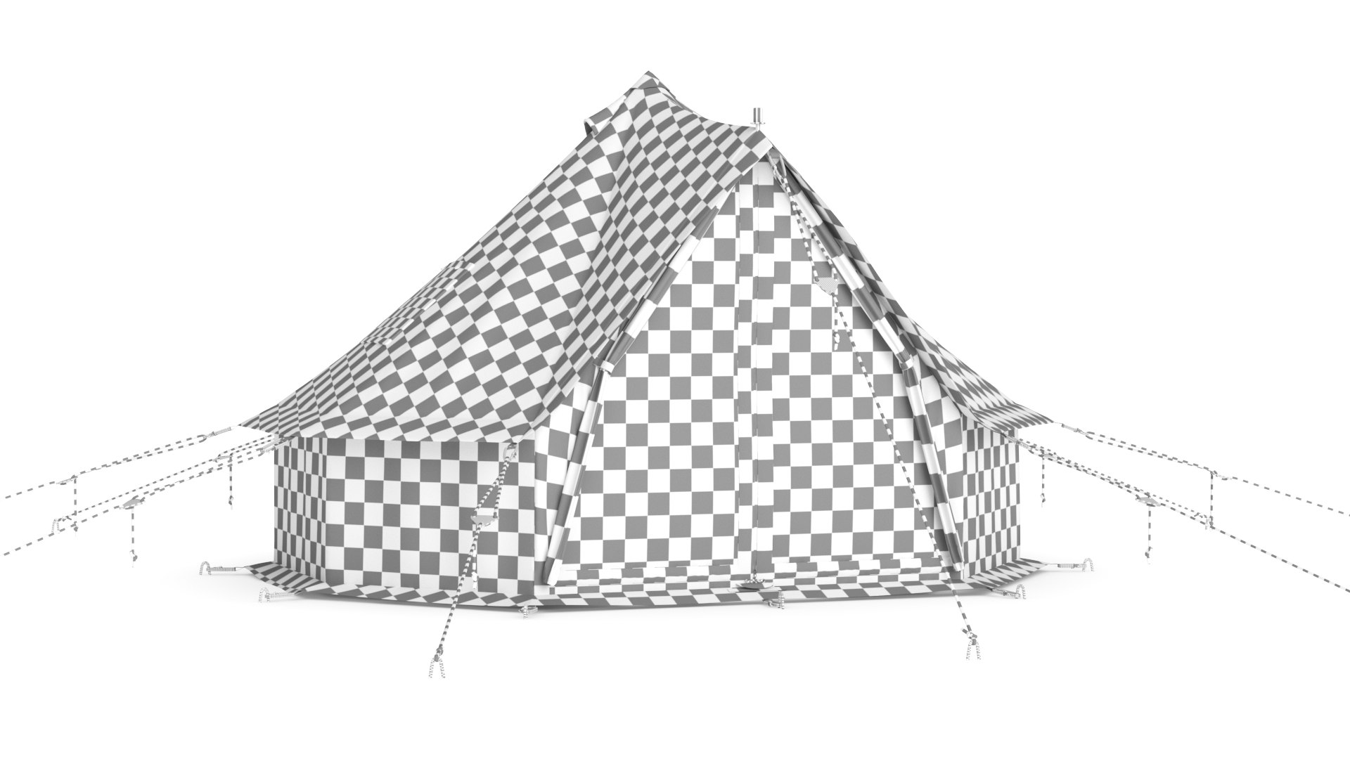 3D Regatta Canvas Bell Tent - TurboSquid 2129547
