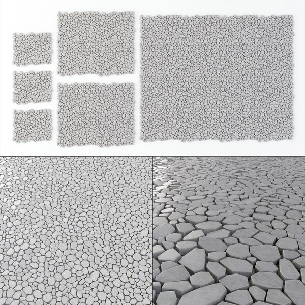 3D stepping stones model - TurboSquid 1593826