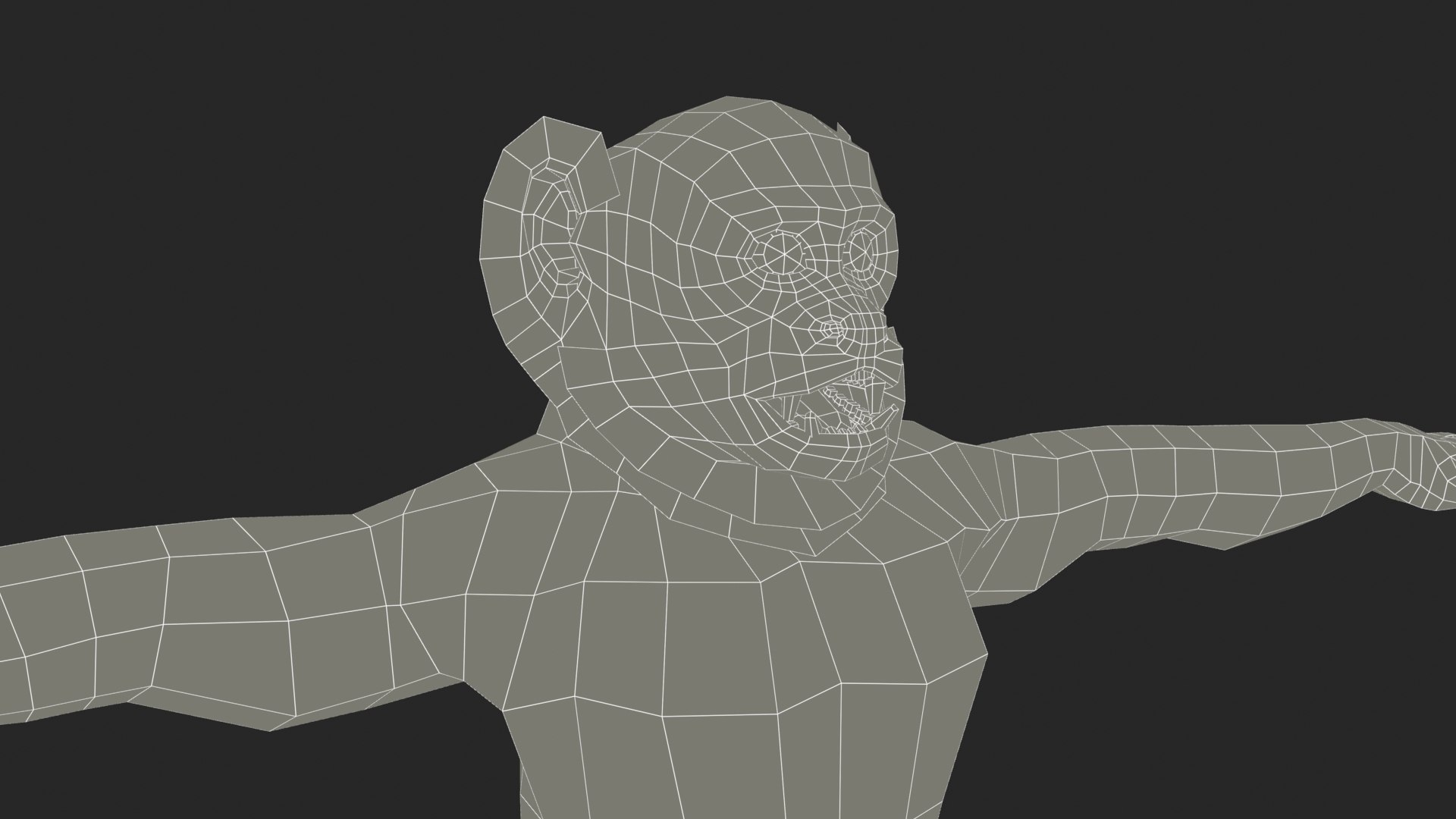 3D Monkey model - TurboSquid 1872267