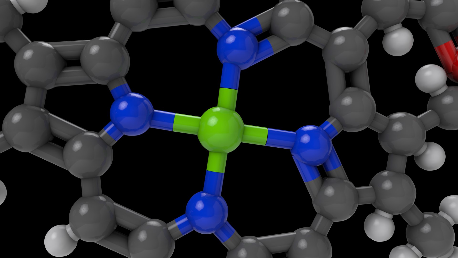 Chlorophyll Molecule Structure 3D Model - TurboSquid 2199148