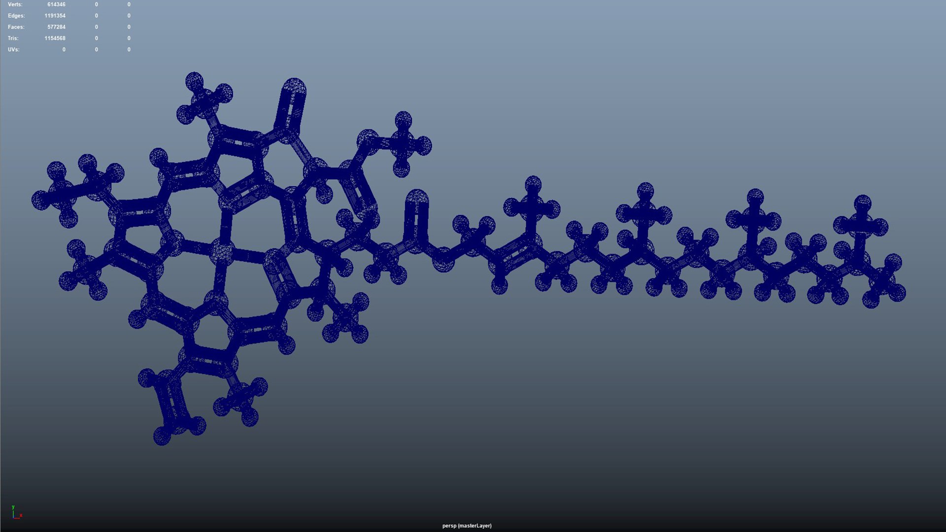 Chlorophyll Molecule Structure 3D Model - TurboSquid 2199148