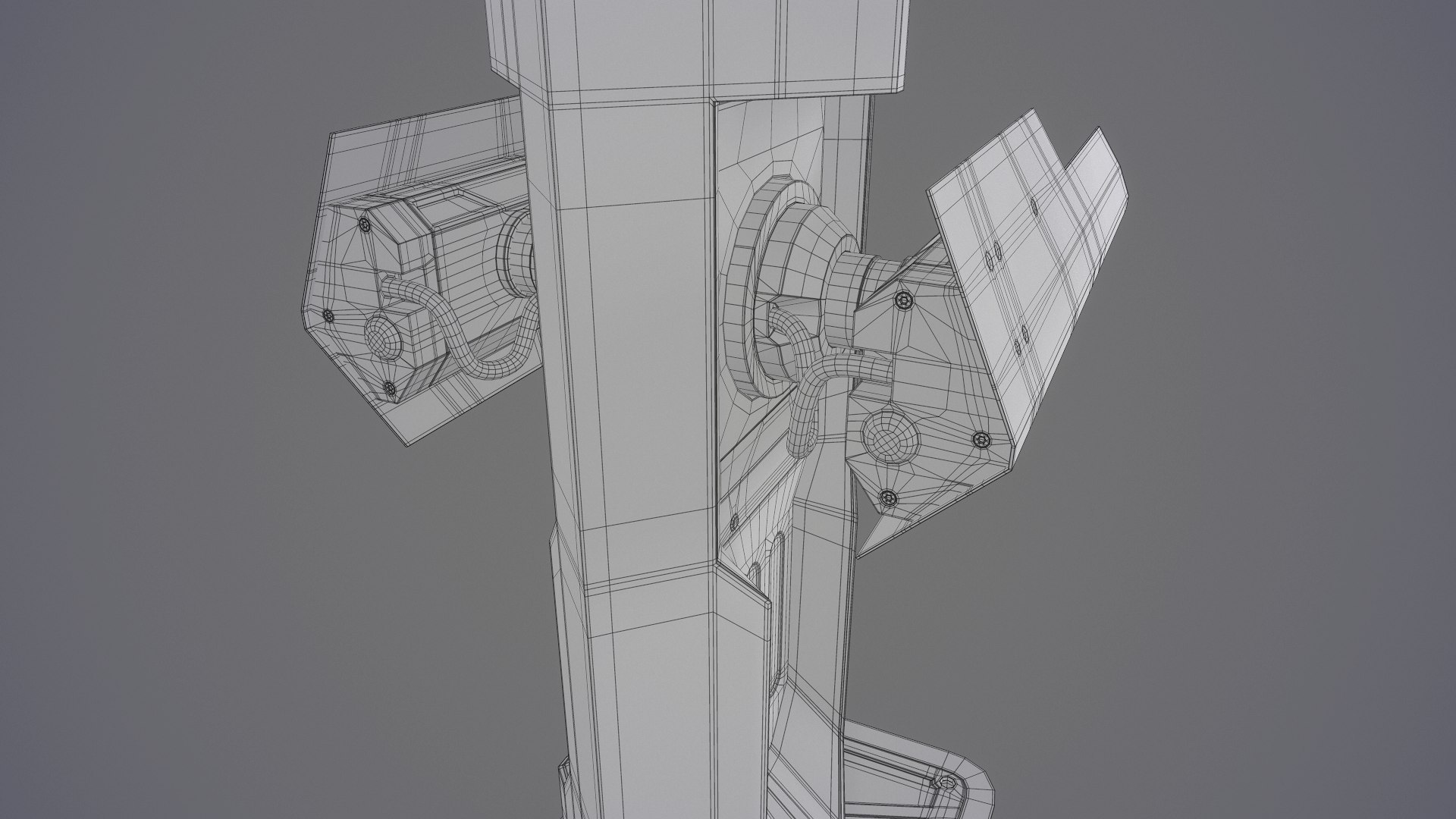 Sci-fi Turret 3d Model
