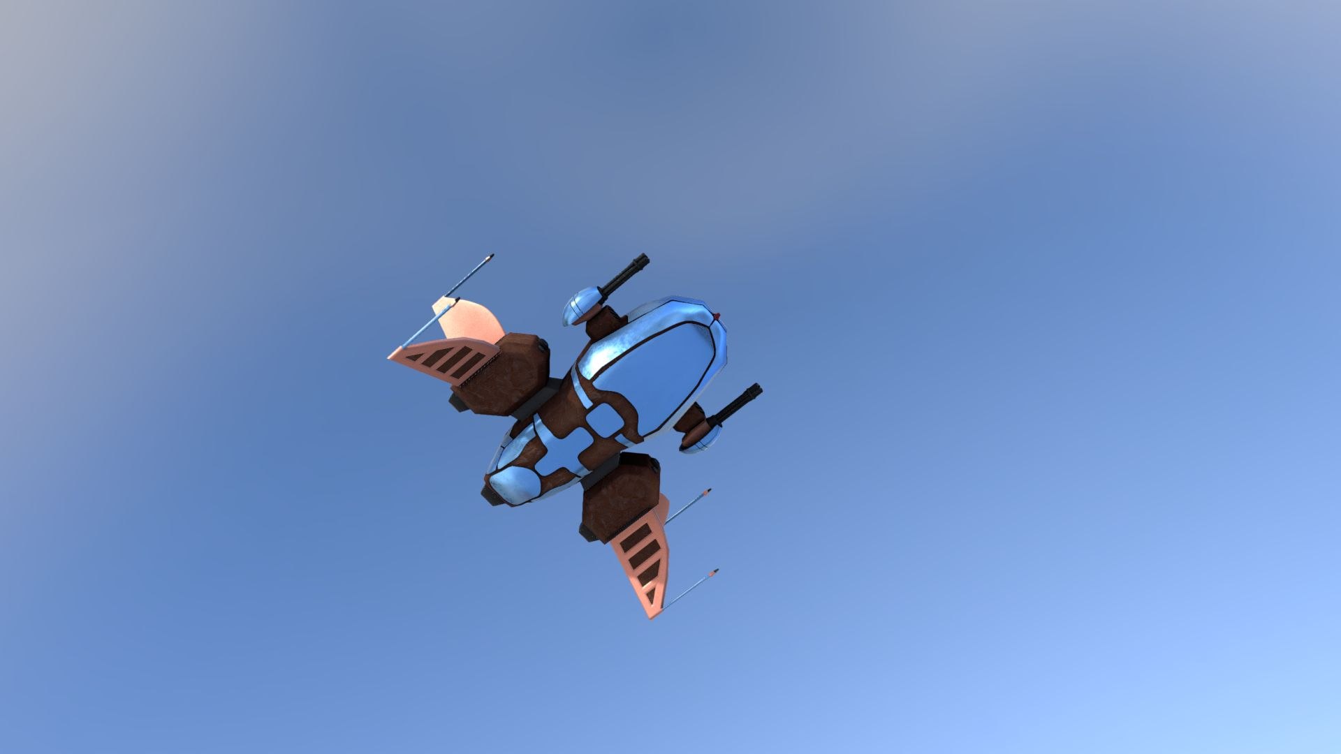 Spaceship Drone 3D - TurboSquid 1169971