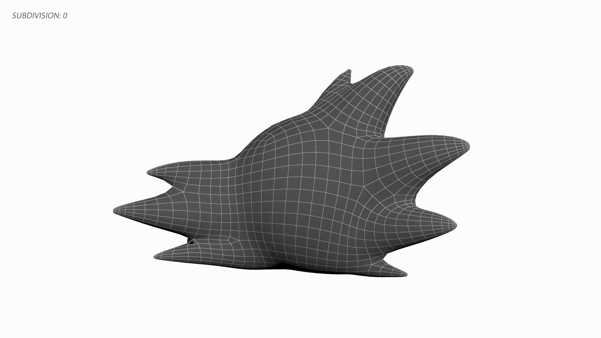 Goku Hair Style 3D - TurboSquid 2208516