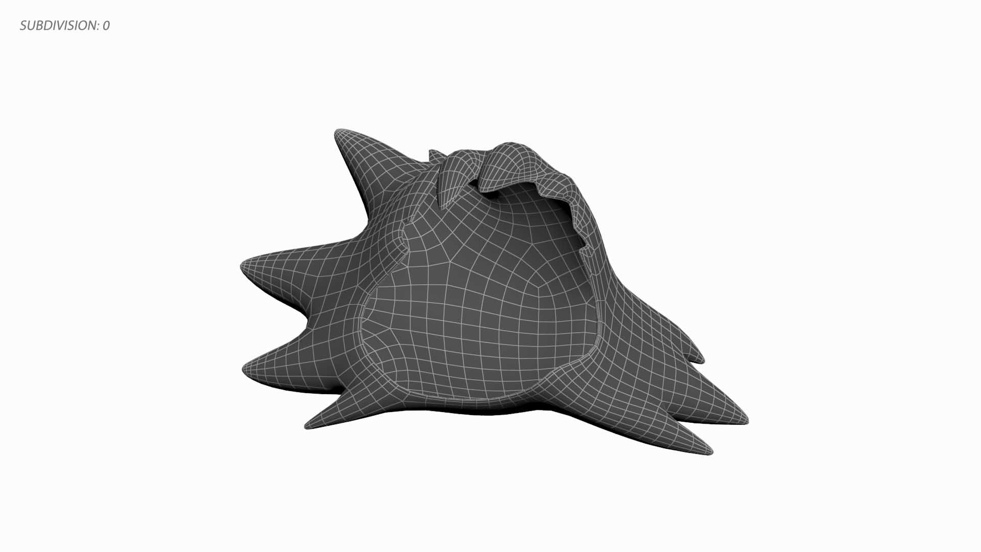 Goku Hair Style 3d Turbosquid 2208516