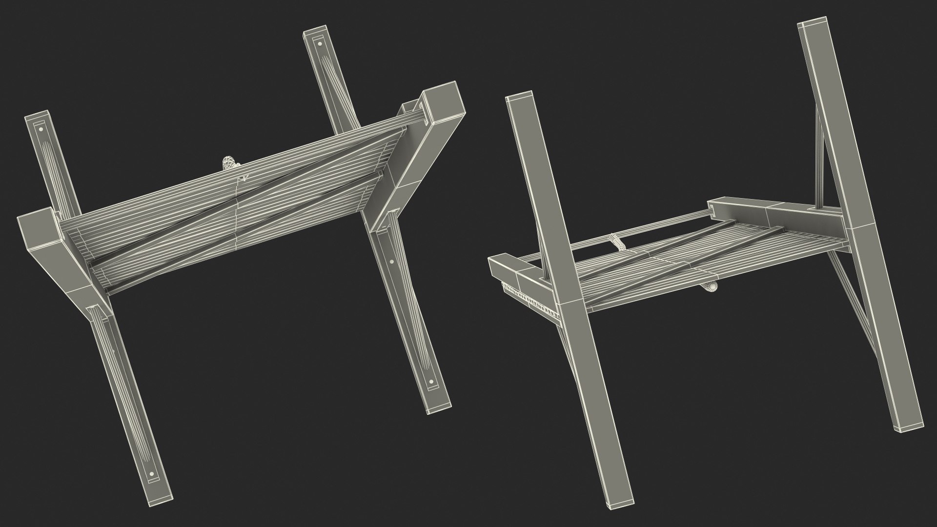 3D Obstacle Course Wall With Rope Old - TurboSquid 1902501