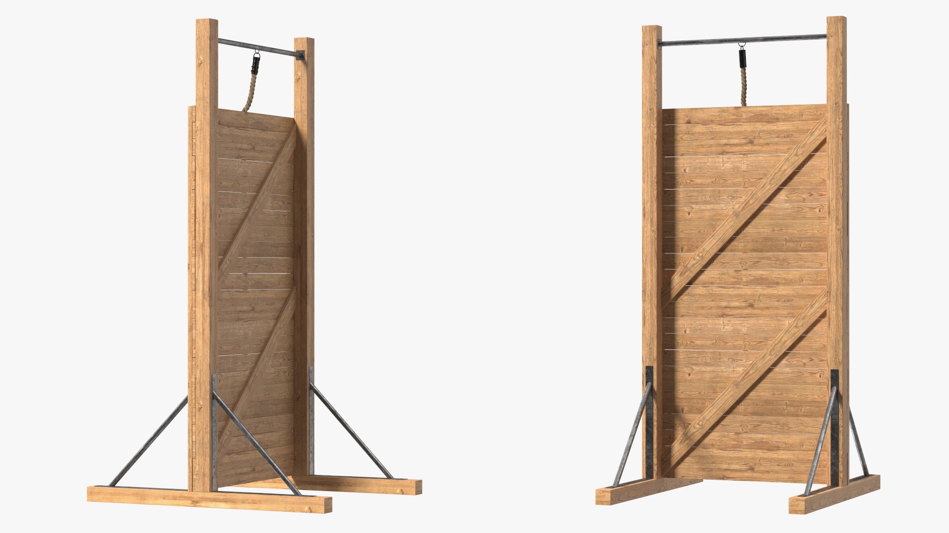 3D Obstacle Course Wall With Rope Old - TurboSquid 1902501