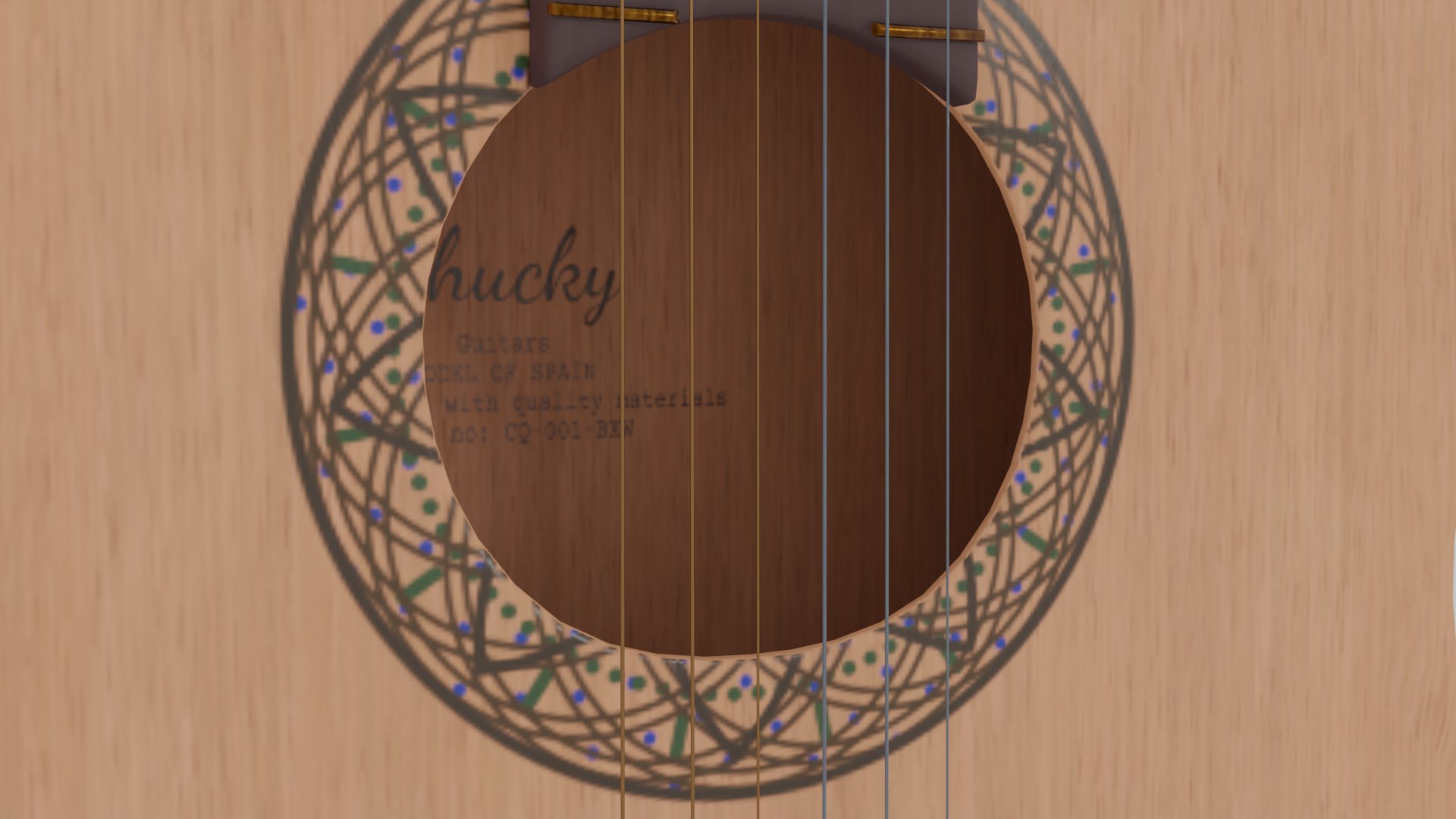 Acoustic Guitar Low-poly PBR 3D Model - TurboSquid 2141052