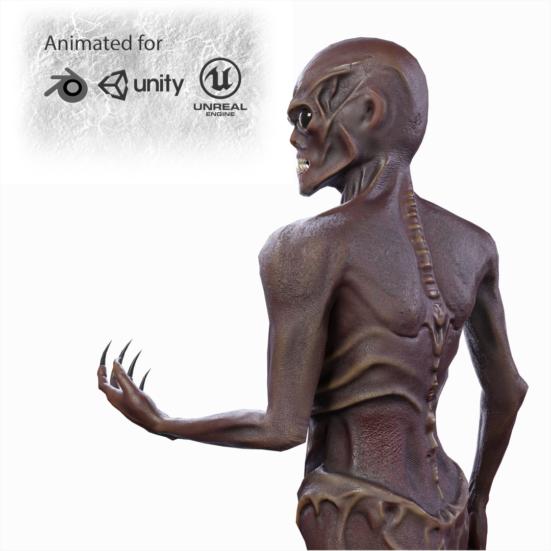 Alien Soldier 3D model - TurboSquid 1716070