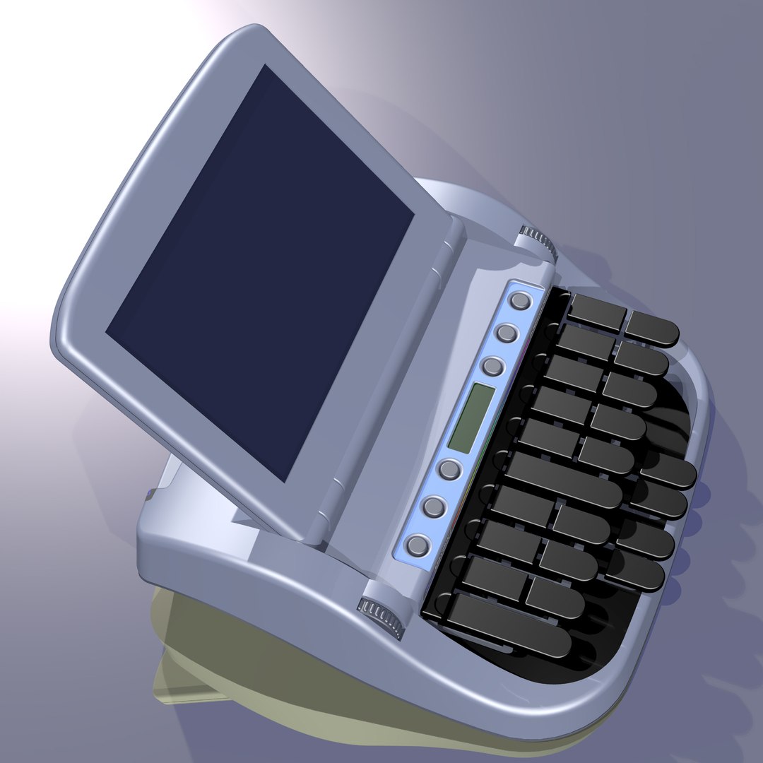 Stenotype Machine 3d Model