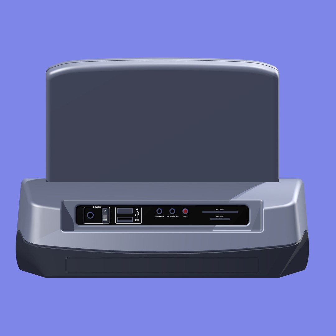 Stenotype Machine 3d Model