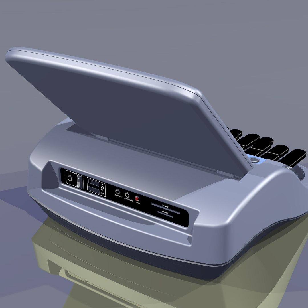 Stenotype Machine 3d Model