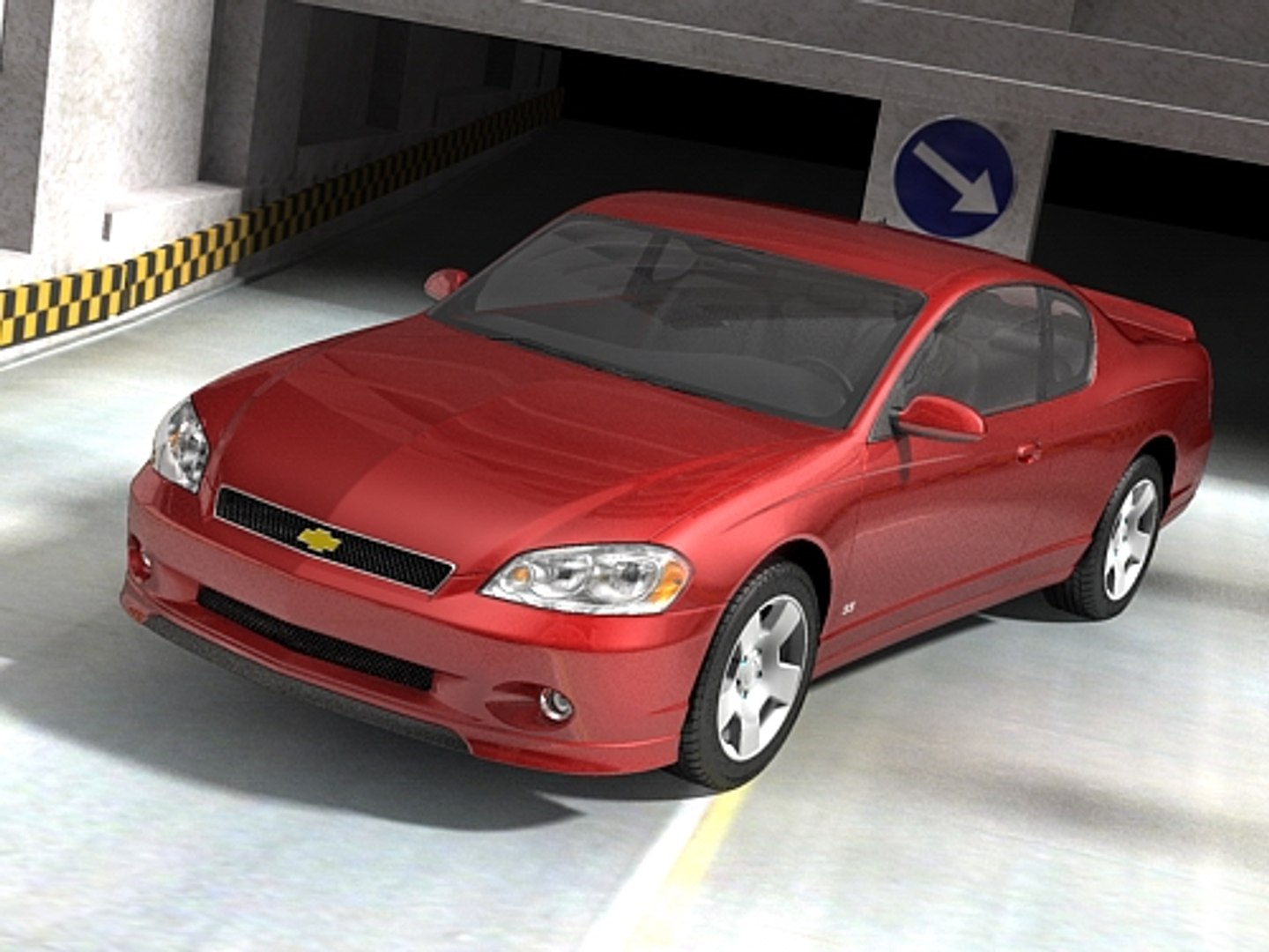 3d Chevrolet Monte Carlo Model