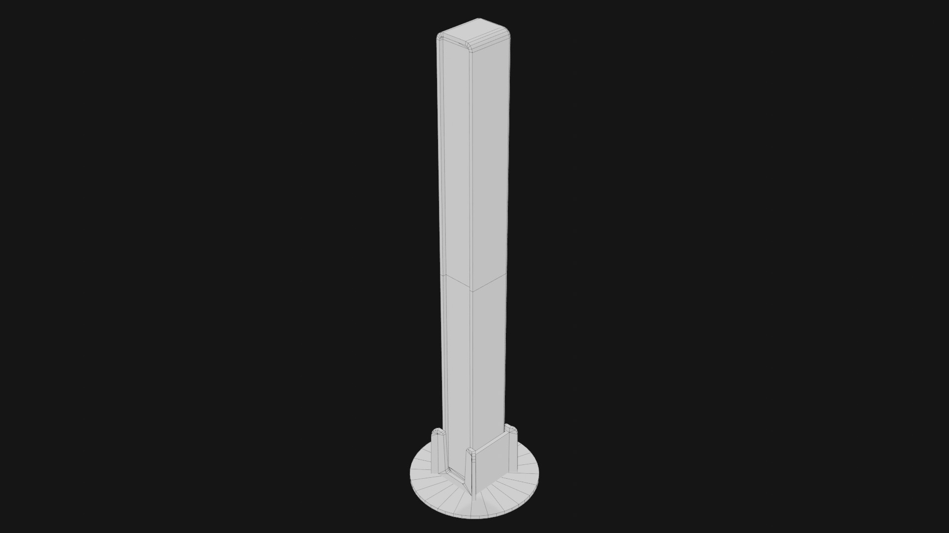 Modern White Lamp Equalizer 3D - TurboSquid 2109729