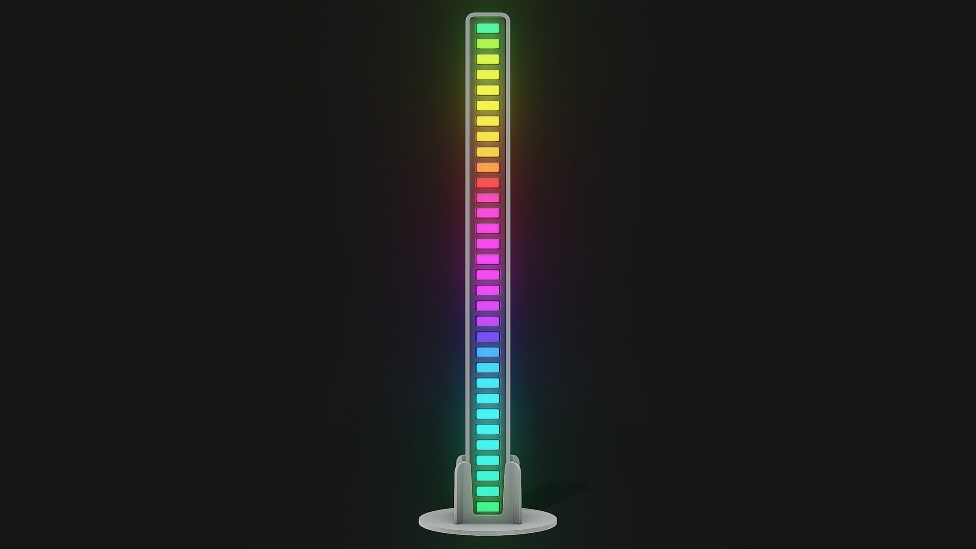 Modern White Lamp Equalizer 3D - TurboSquid 2109729
