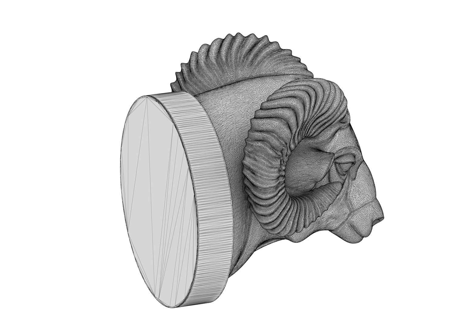 3D Model RAM Head - TurboSquid 1897297