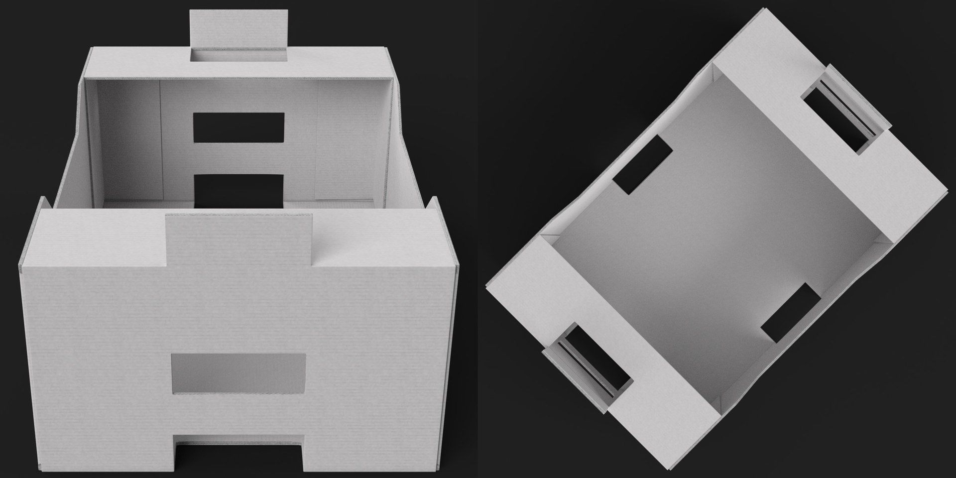 3D Cardboard Crate 1 - TurboSquid 1757911