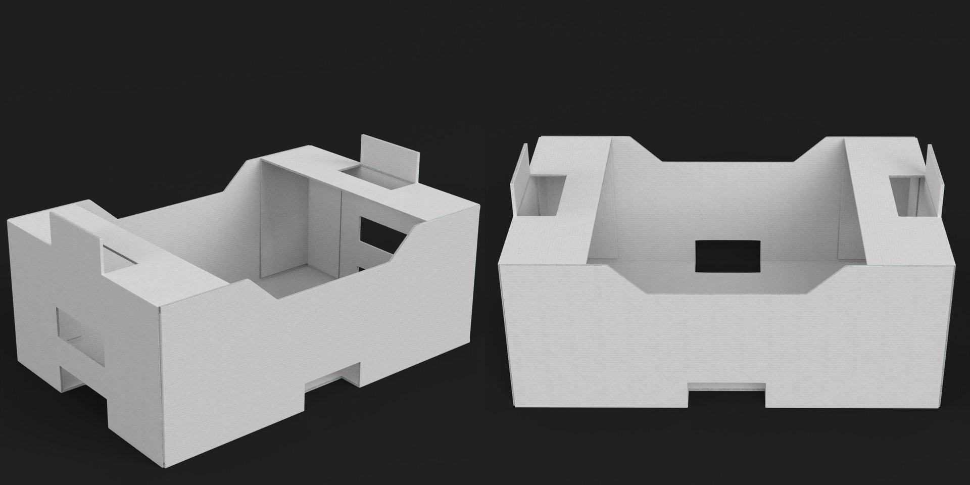 3D Cardboard Crate 1 - TurboSquid 1757911