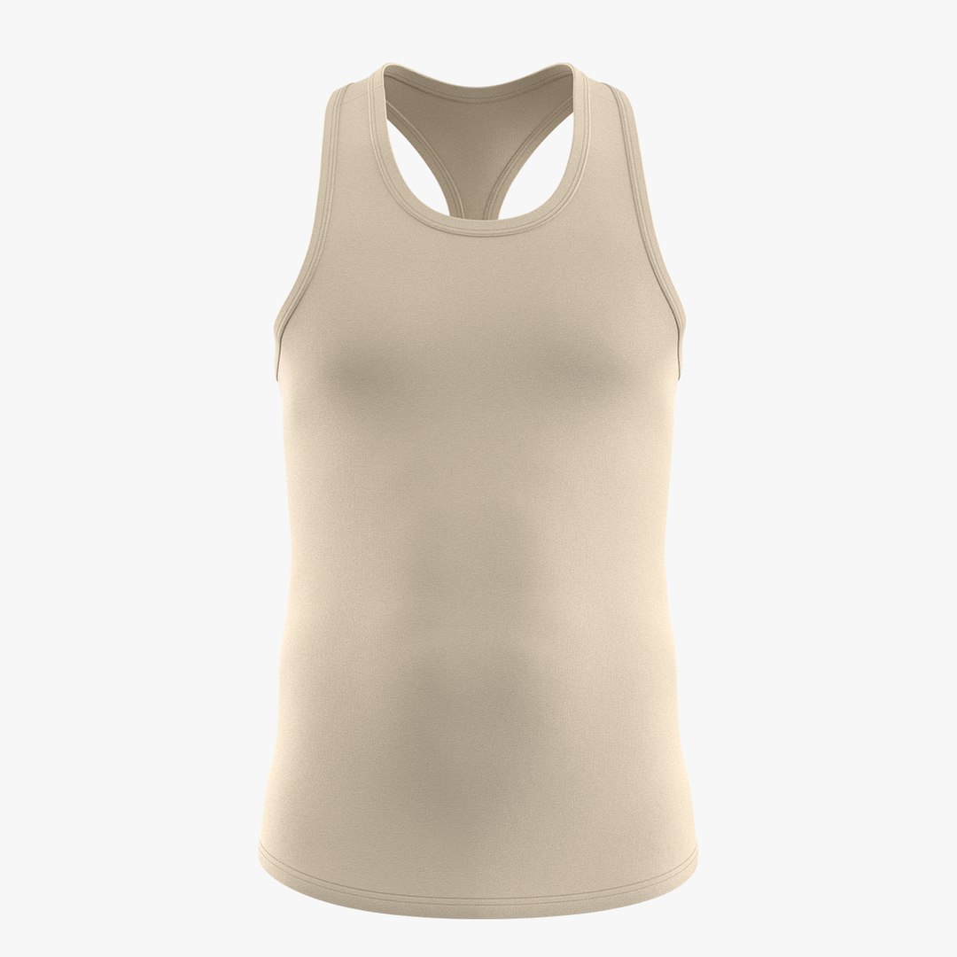 Basic Tank Tops Design 3D Model - TurboSquid 2024139