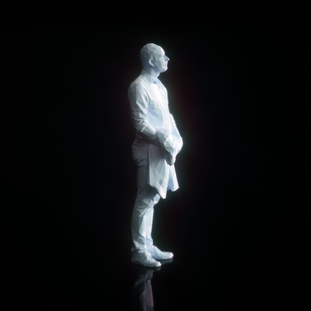 Male Character Human 3d Obj