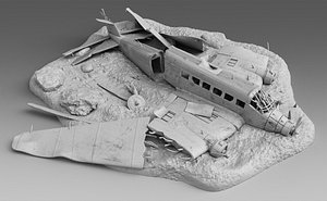 Wrecked Plane 3D Models for Download | TurboSquid