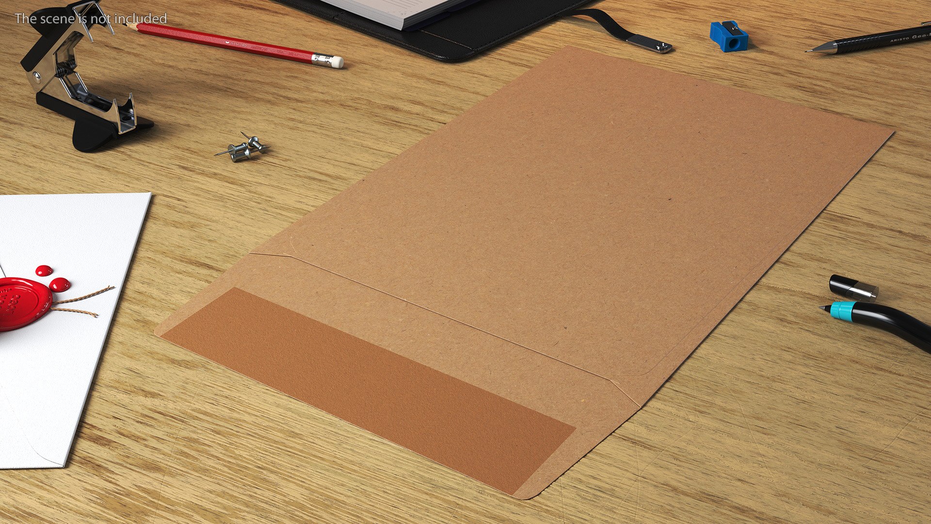 3D Small Pocket Envelope Kraft Paper - TurboSquid 2215126