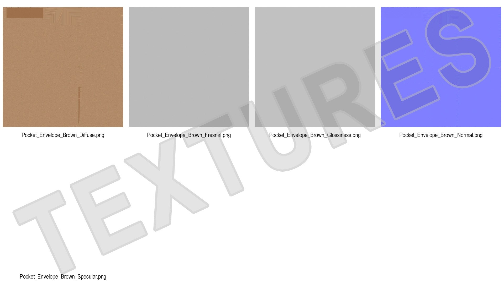 3D Small Pocket Envelope Kraft Paper - TurboSquid 2215126