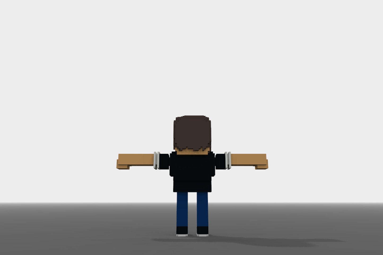 3D Model Voxel Man - TurboSquid 1309054