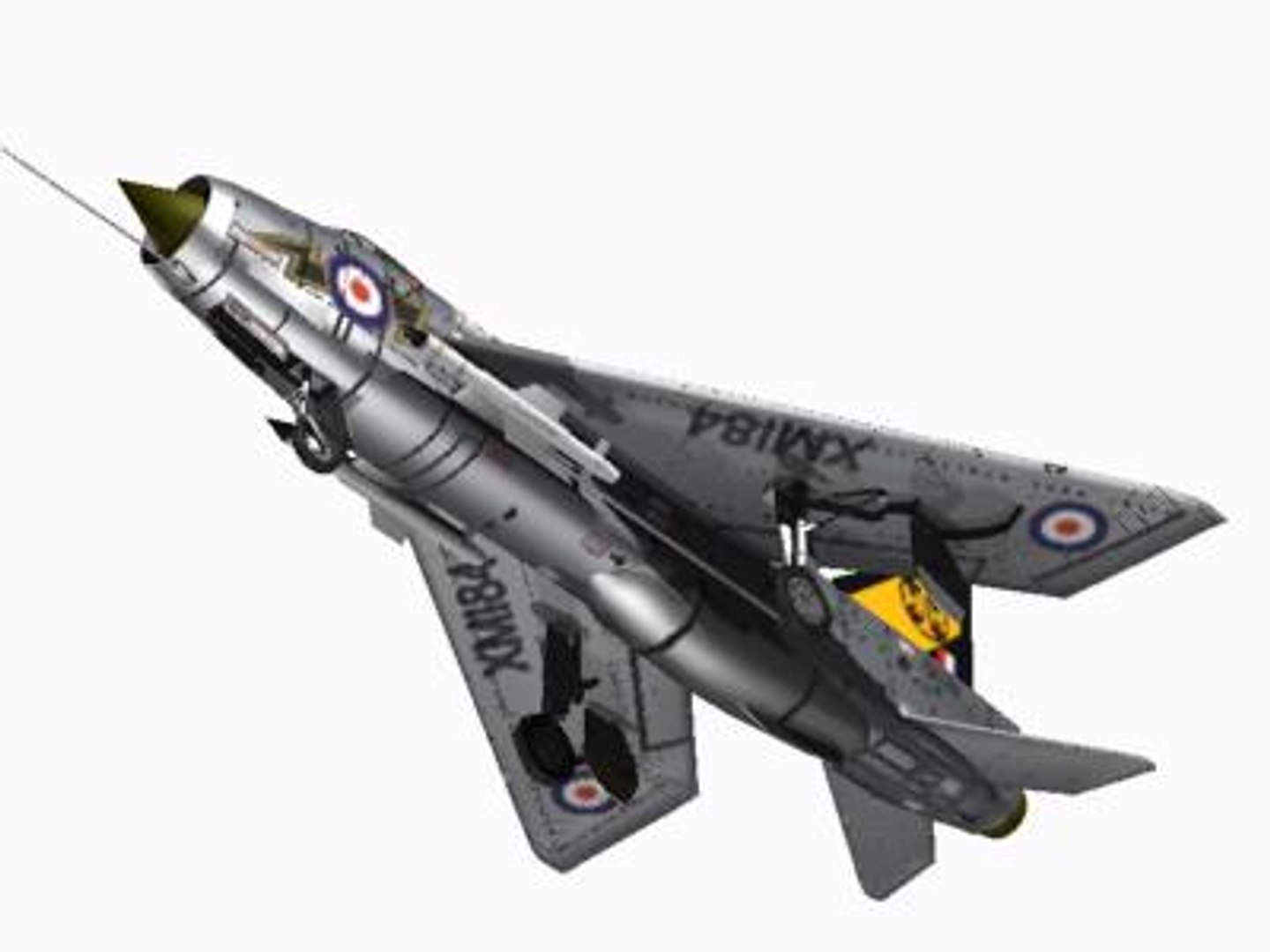 English Electric Lightning 3d Model