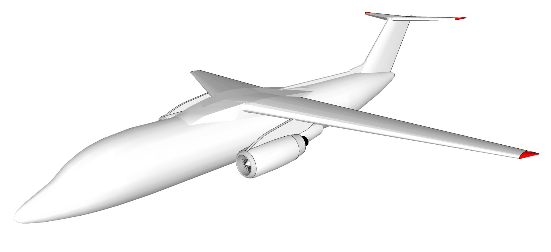 antonov an-148 3d model