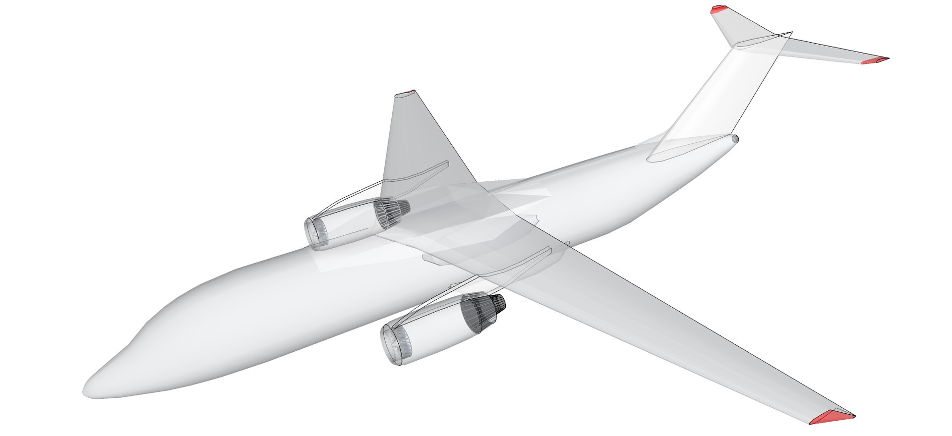 antonov an-148 3d model