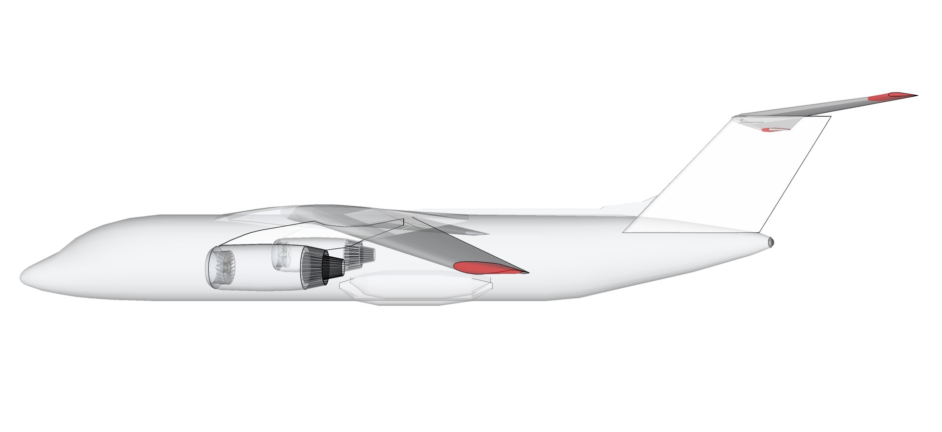 antonov an-148 3d model